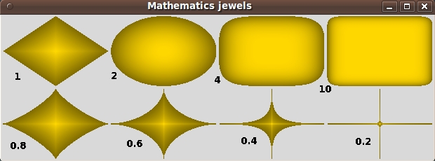 FE 'tkGooie' Utilities - 'IMAGEcreators - Shaded3D' group - 'Draw a SUPER-ELLIPSE with color ...
